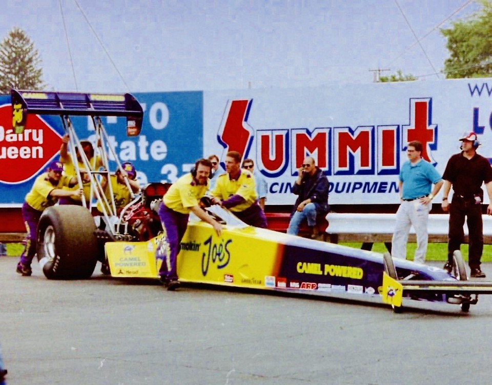 NHRA JIM HEAD Top Fuel SMOKIN JOES Drag Racing “RACE WORN” Dragster ...
