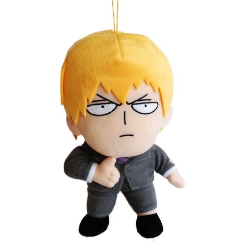 Mob Psycho 100 Anime Arataka Reigen Plush Toy 8" Official Licensed ...
