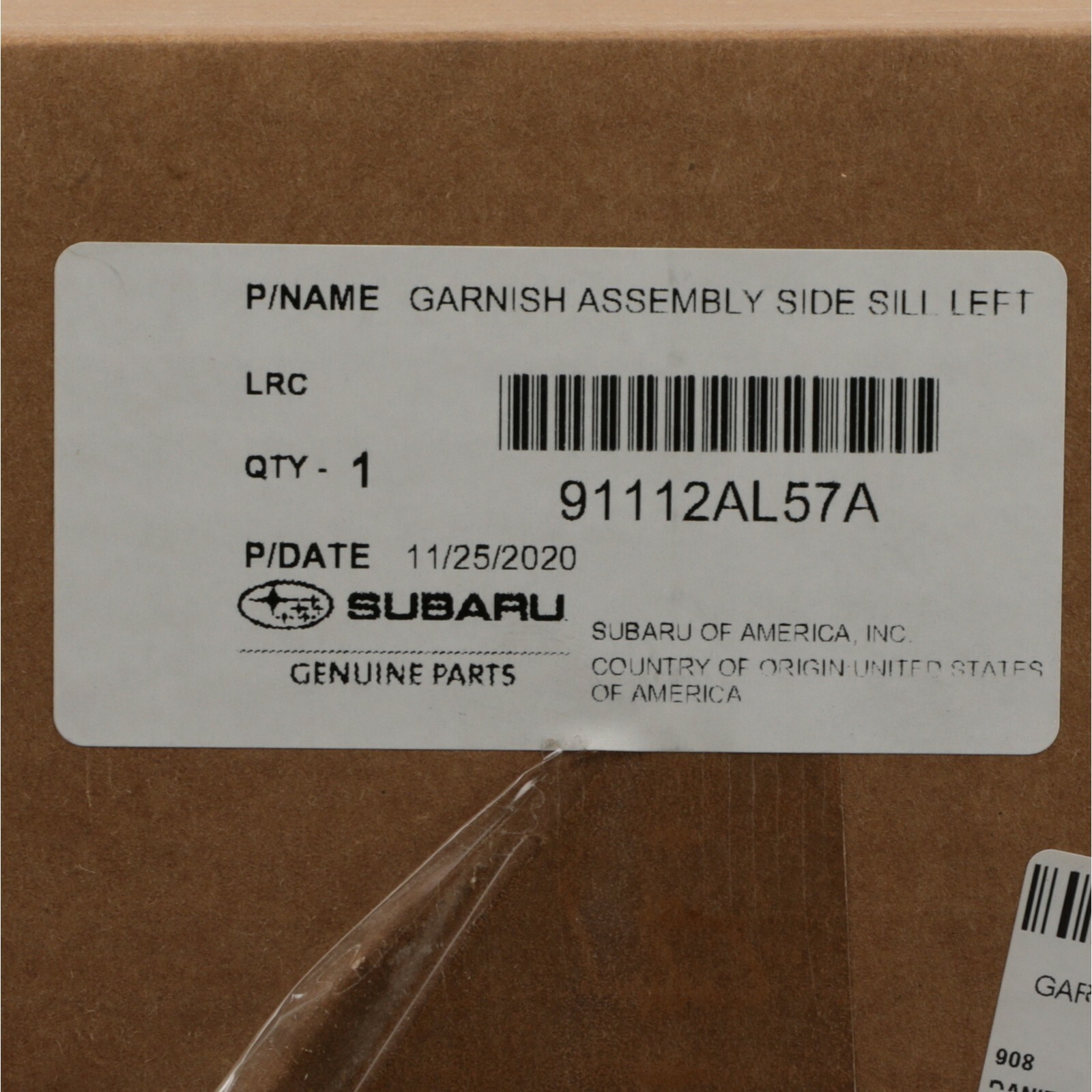 OEM NEW 2015-2019 Subaru Outback Rocker Panel Molding Driver Side ...