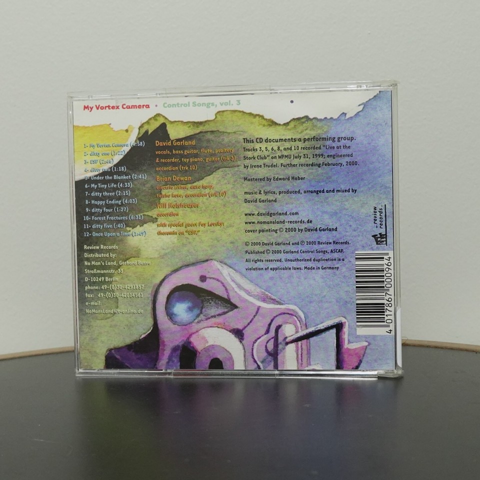 David Garland With Brian Dewan & Will Holshouser – My Vortex Camera CD ...