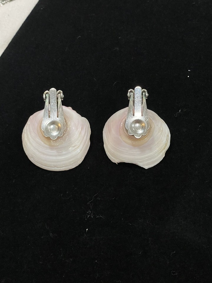 Sally Sea Shells - Clip On Handmade Vintage Earrings | eBay