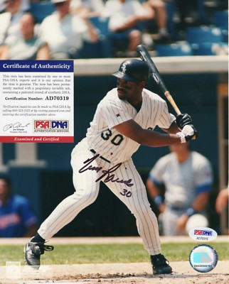 Tim Raines Chicago White Sox Signed AUTOGRAPH 8 x 10 Photo PSA DNA | eBay
