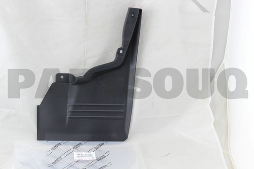 7662260100 Genuine Toyota MUDGUARD SUB-ASSY, FRONT FENDER, LH 76622 ...
