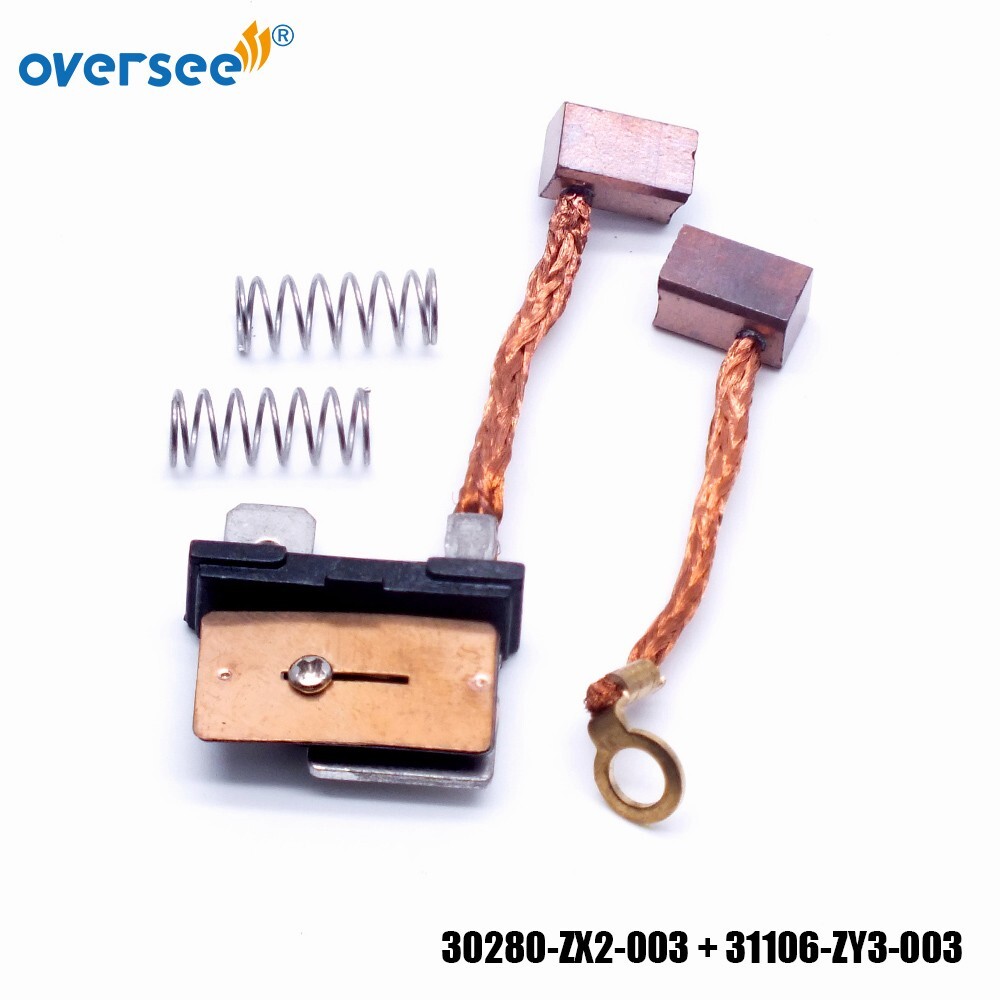 30280-ZX2-003 BREAKER & 31106-ZY3 BRUSH Assy For Honda BF100 135 150 ...