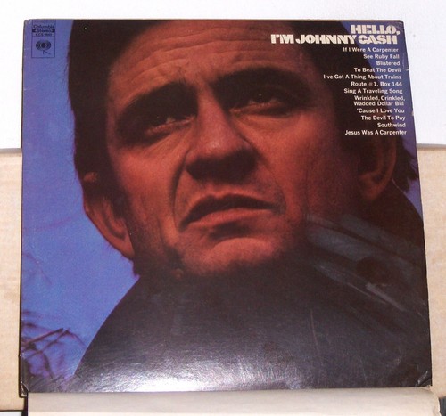 Johnny Cash - Hello I'm Johnny Cash - 1970 LP Record Album - Vinyl ...