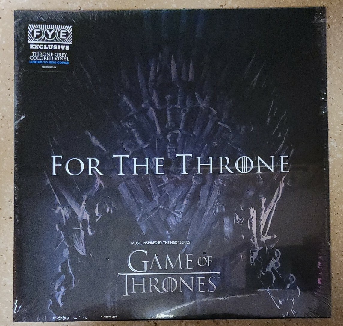 Game+of+Thrones+-+for+The+Throne+Grey+Color+Vinyl+Limited+Le1500+FYE ...
