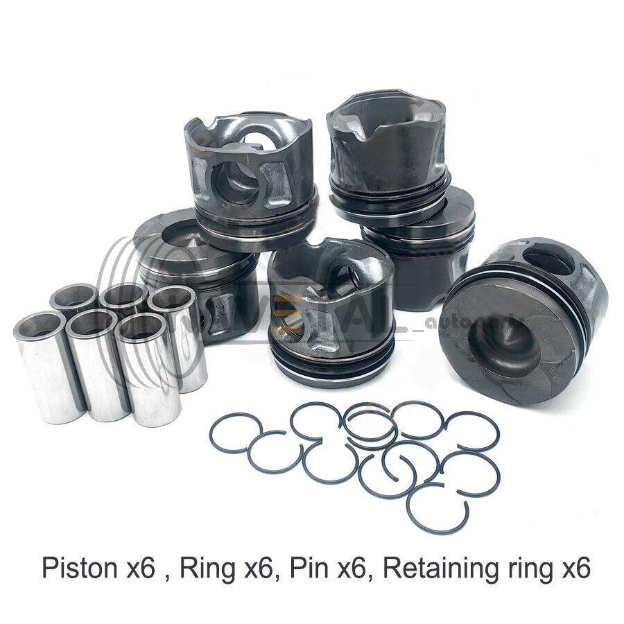 Con Rods + Pistons & Rings Kit for Jeep Grand Cherokee EXF RAM 1500 3 ...