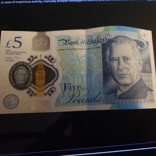 King Charles 5 pound note CA47082497 | eBay