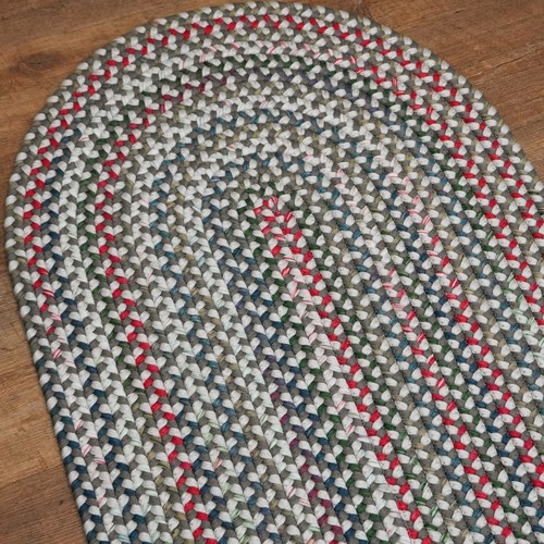 Colonial Mills Heartsfield Greystone Multi Country Home Braided Oval ...