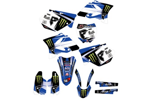 Fits Yamaha YZ125-250 2002 to 2014 graphic kit decals stickers ...