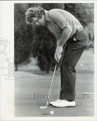 1978 Press Photo Doug Volmar playing at Lakewood New Year's Golf ...
