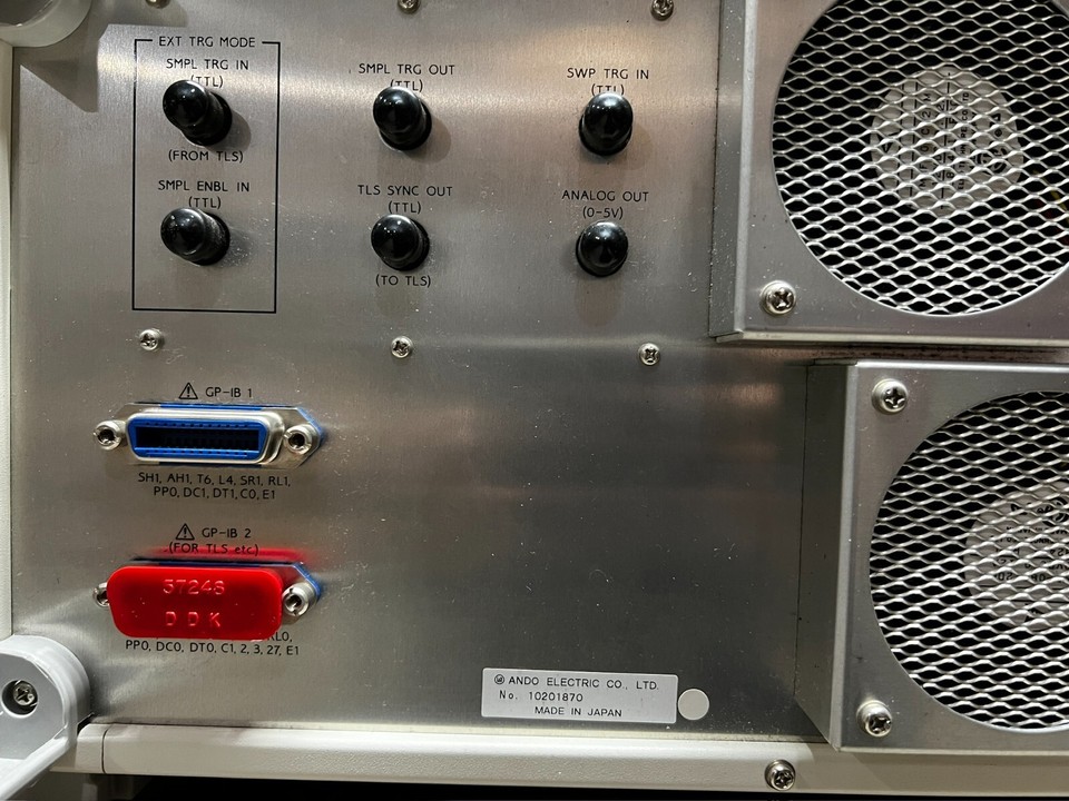 Tested and Calibrated Ando AQ6317B Optical Spectrum Analyzer ~ 86142A ...