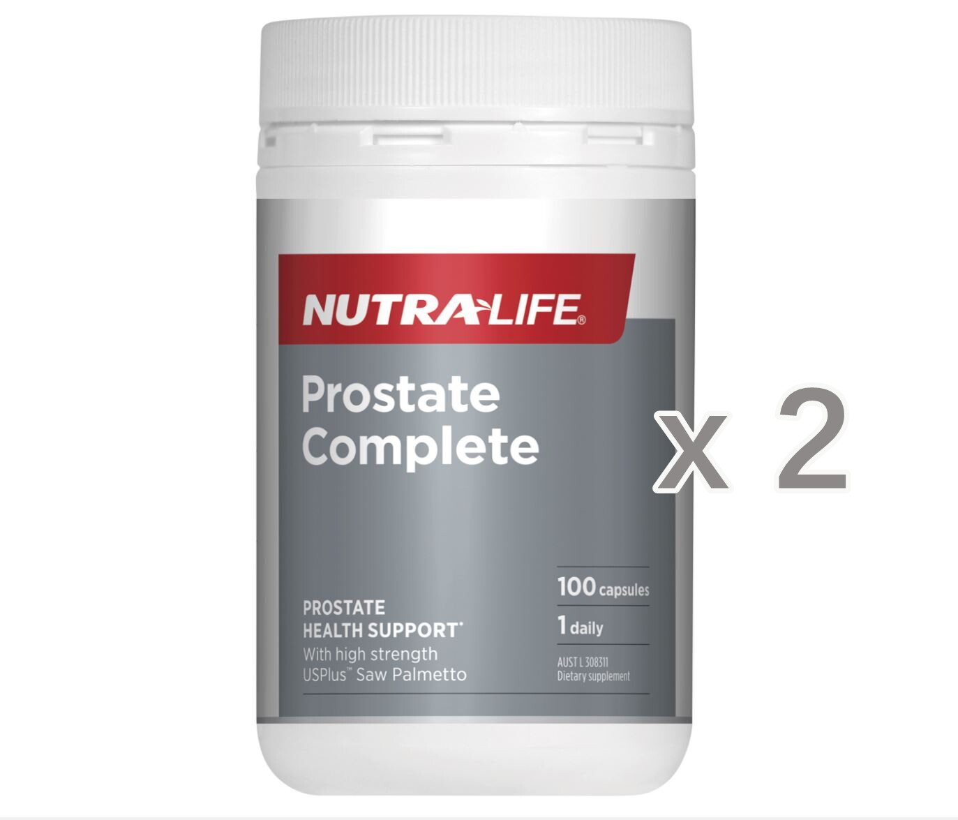 2 x Nutralife Prostate Complete 100 Capsules Nutra Life Men's Care 200 ...