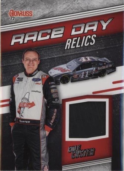 2022 Panini Donruss NASCAR - Race Day Relics Cole Custer #RDR-CC (MEM ...