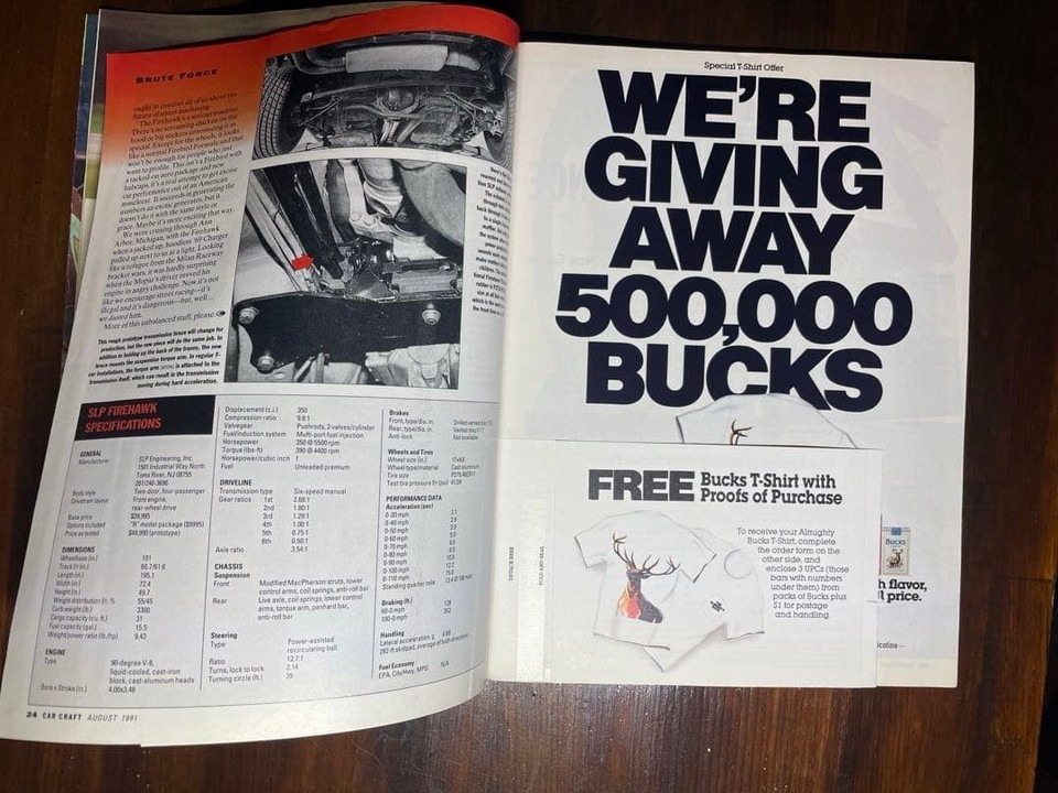 Car Craft August 1991 Street & Strip Performance Secrets Magazine used ...
