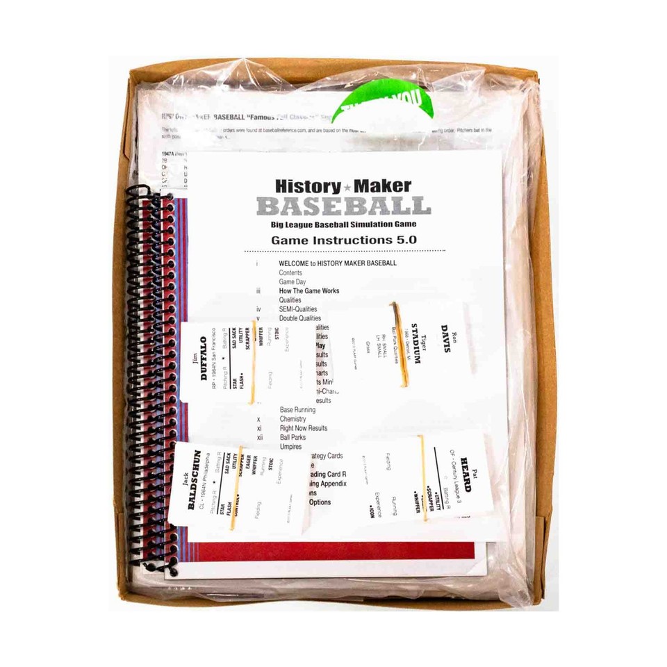 Plaay History Make History Maker Baseball Collection #2 - Base Game + 3 ...