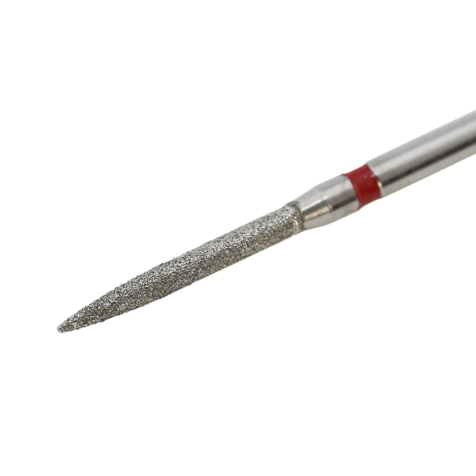 Dental Diamond Burs Flame Bur 863/012F Fine Grit Red FG for High Speed ...