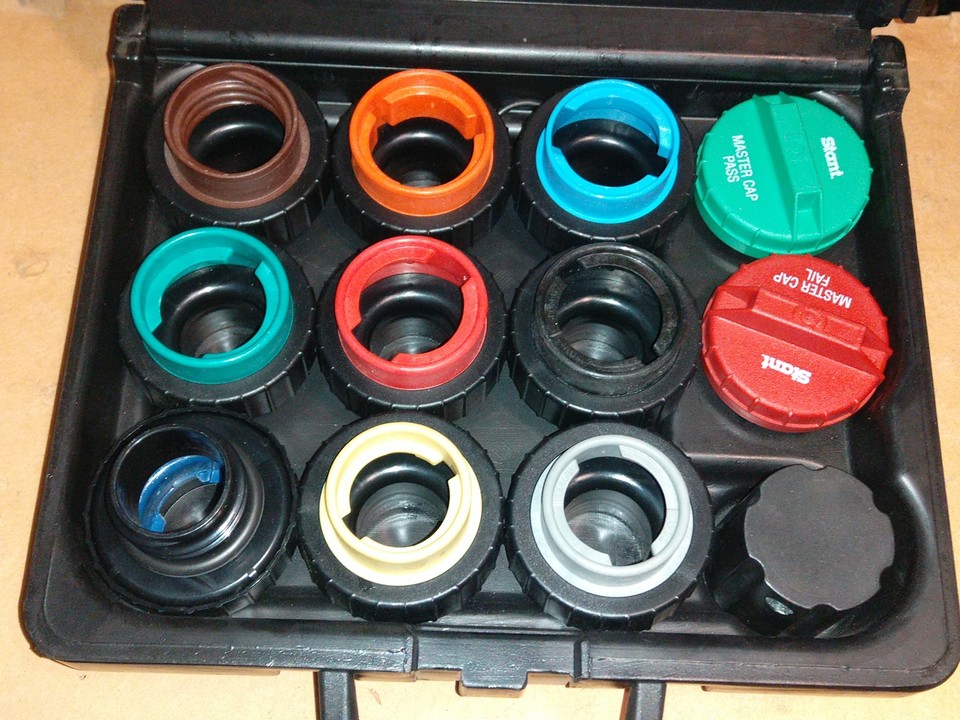 Stant Fuel Cap Testing Adapter Kit Set | 12440 | SPX Corporation | Fuel ...