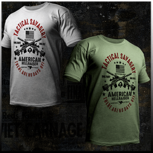 Sniper T-shirt crossed rifles tactical Scout Marksman Sharpshooter ...