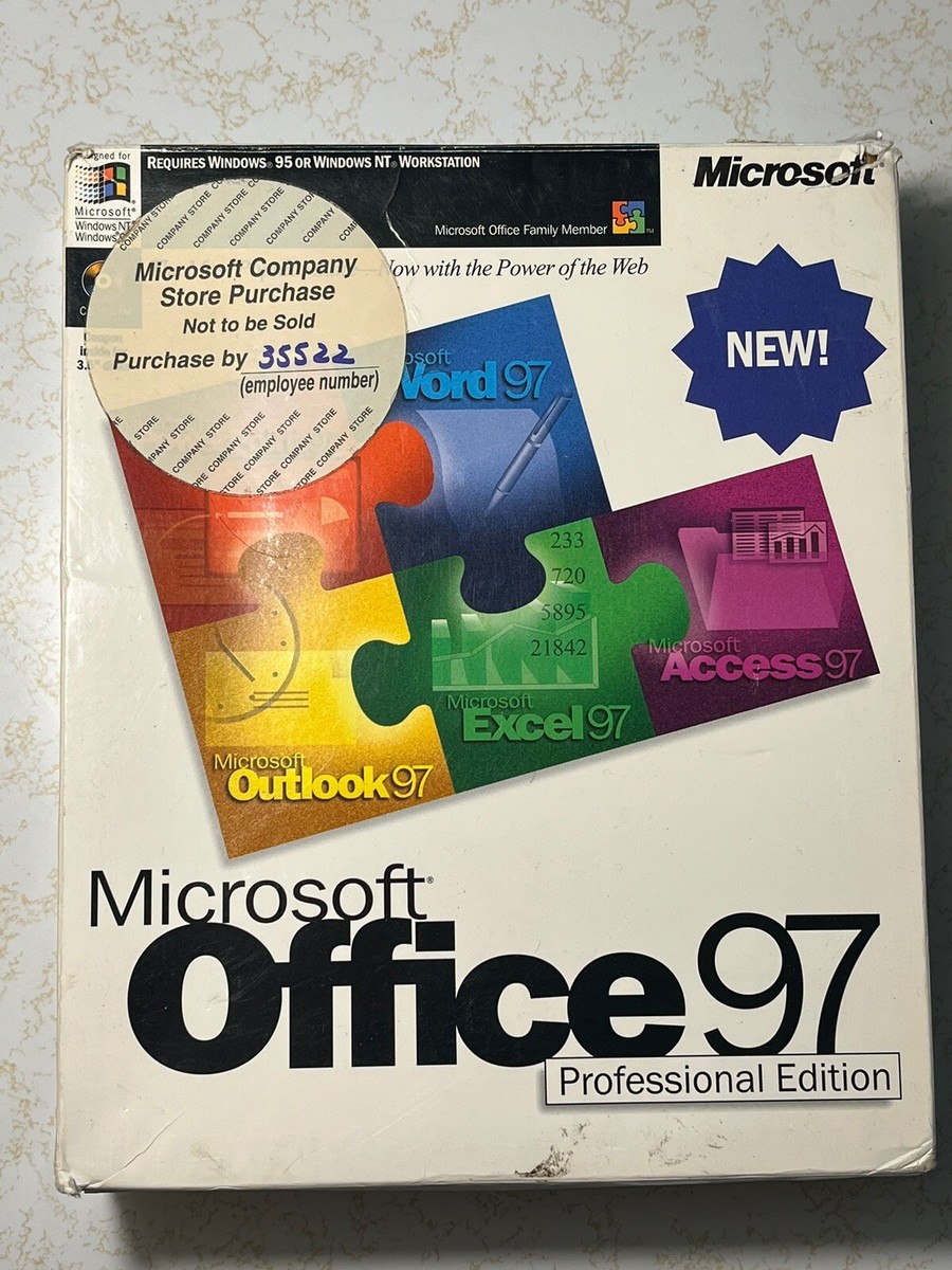 Microsoft Office 97 Logo Microsoft Office 97 Professional Edition