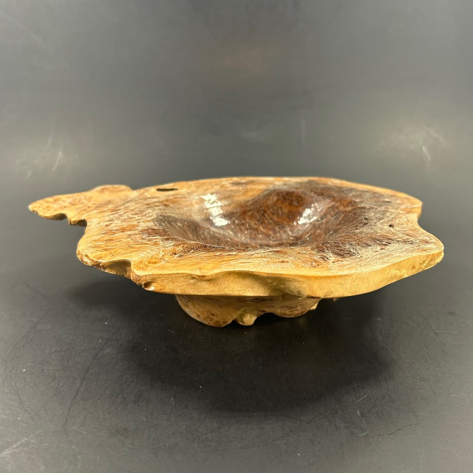 Carved Burl Wood Bowl by Bob's Woodart Karanda QLD Australia | eBay