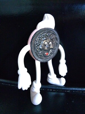 Rare Vintage Nabisco Oreo Cookie Man w Pink Frosting 4.5" Figure ...