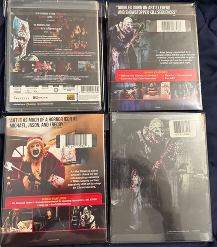 Terrifier Blu Ray Bundle Read The Description! 752830338883| eBay