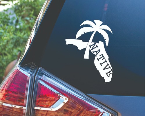 Florida Native Palm Tree Car Truck Window Decal Sticker | eBay