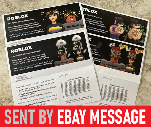 You Pick Roblox Virtual Game Items With Effects Limited Edition Sent By ...