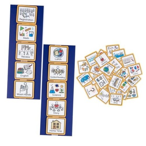 Visual Schedule for School Visual TImetable for Classroom, Send, Autism ...