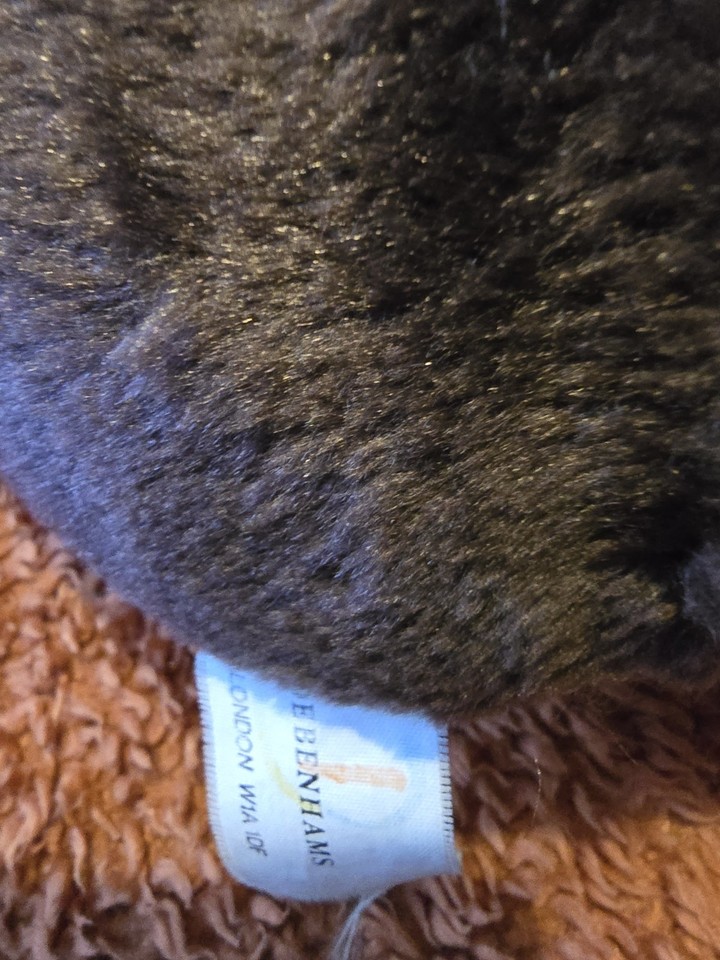 Vintage Rare Debenhams Cartoon Sad Dog Hand Puppet Plush Toy Soft Toy ...