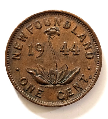 1944 C Canada Newfoundland Small One Cent Coin - High Grade ! | eBay