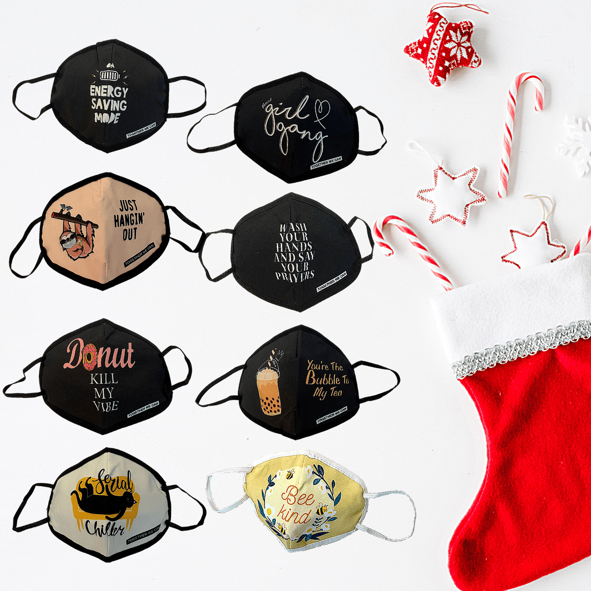 Catchy Slogans Reusable Cotton Face Mask NEW Face Covers | eBay