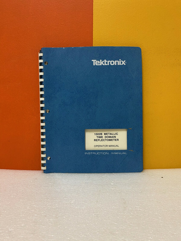 Tektronix 070-6266-00 15028 Metallic Time Domain Reflectometer Operator ...