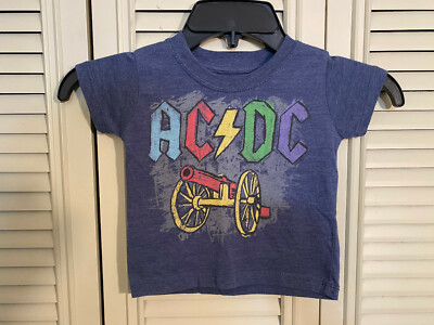 Live Nation Merchandise ACDC Blue Graphic T-shirt Size 18 Months | eBay