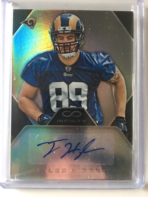 2016 Panini Infinity Tyler Higbee Rookie Auto #d 23/488 Auto RC - Rams ...