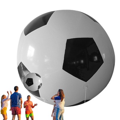 60-100cm Inflatable Beach Ball Football Shape Beach Ball For Beach Pool ...