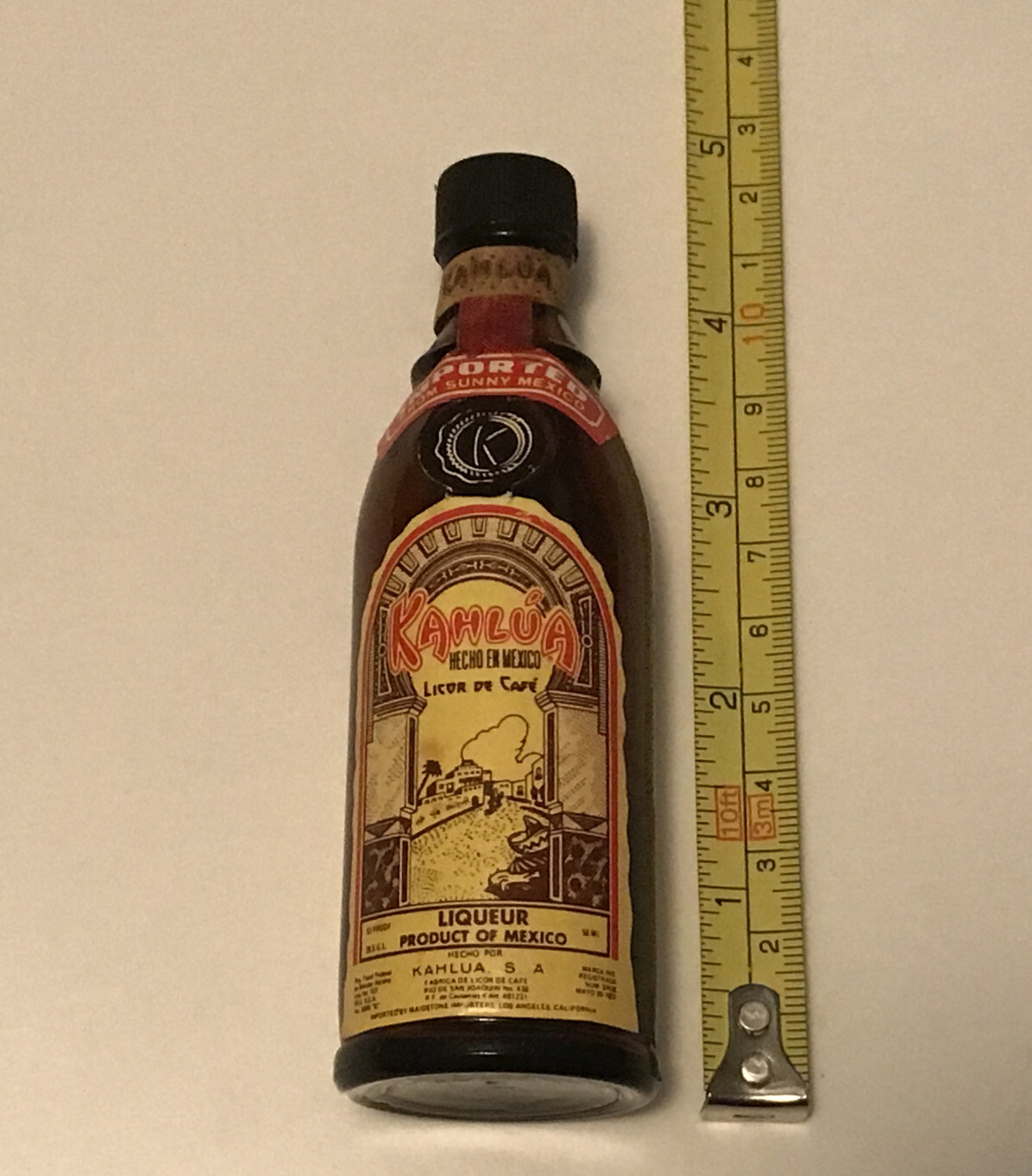 Mini Glass Kahlua Vintage Airline Liquor Bottle Empty 50ml | eBay