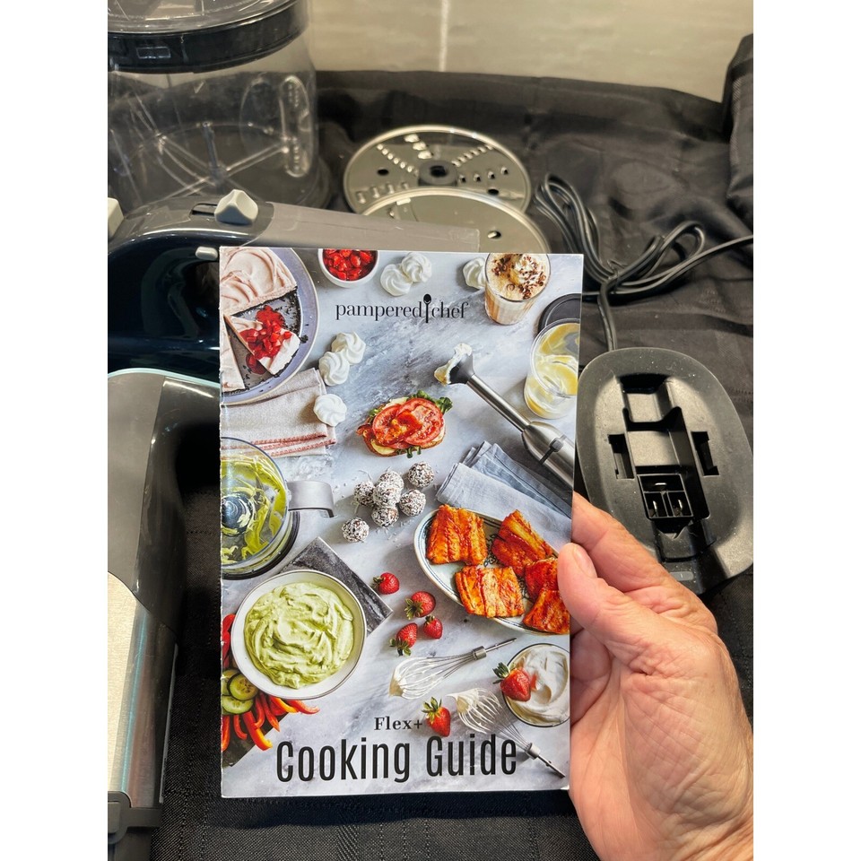 Pampered Chef Flex+Multi Prep #100272 Cordless Blender/Food Processor ...