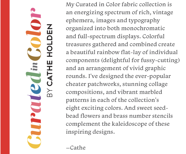 Moda CURATED IN COLOR 7461 17 Purple Cheater Print CATHE HOLDEN Quilt ...