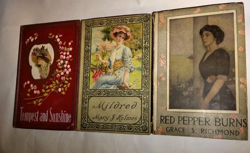 3 Vintage Romance Novels Grace Richmond Mary Holmes Hurst A L Burt HC ...