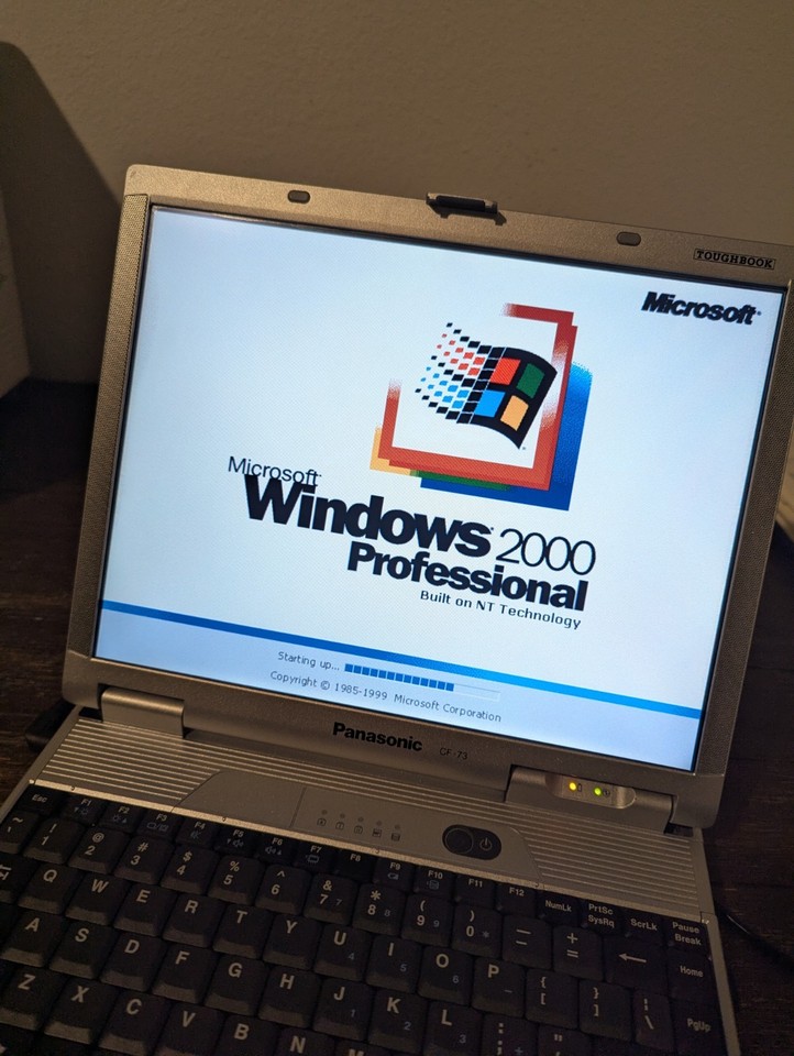 Panasonic CF-73 Toughbook Laptop Windows 2000 Professional TESTED ...