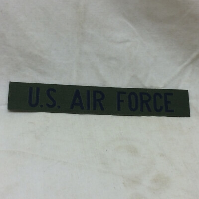 Military Patch Badge US Air Force Name Tape Olive Drab Variant U.S. OD ...