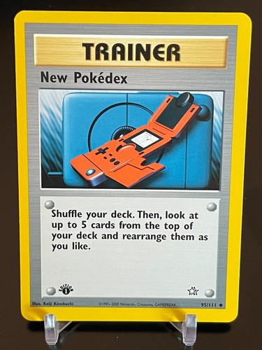 Pokemon 1st Edition New Pokedex 95/111 Neo Genesis NM/LP | eBay