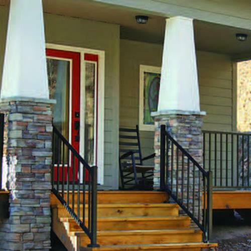 Tuscan Porch Railing C10 Tuscany Stair Rail Kit Maintenance Free