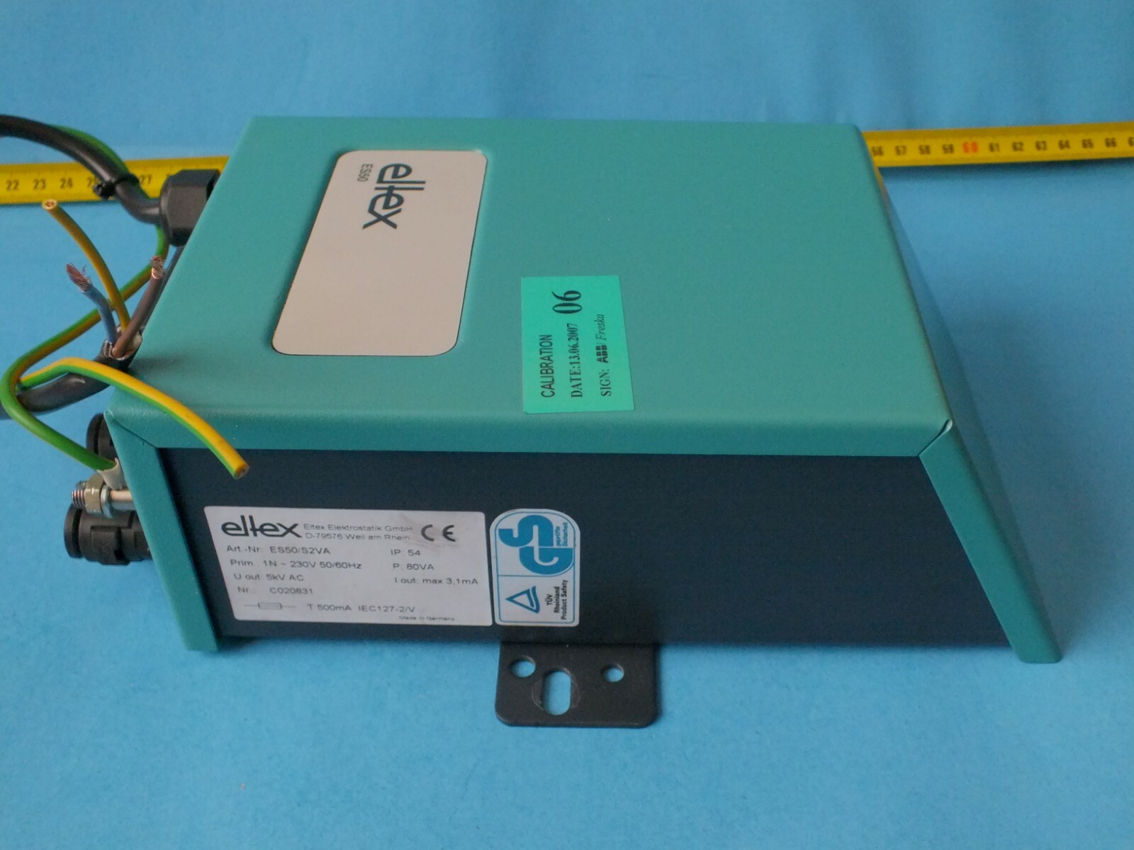 Eltex Elektrostatik ES50/S2VA No. C020831 1N~230V 50/60Hz | eBay UK