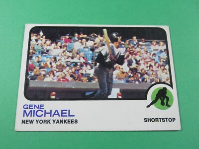1973 TOPPS GENE MICHAEL #265 NEW YORK YANKEES HIGHER GRADE SETBREAK ...
