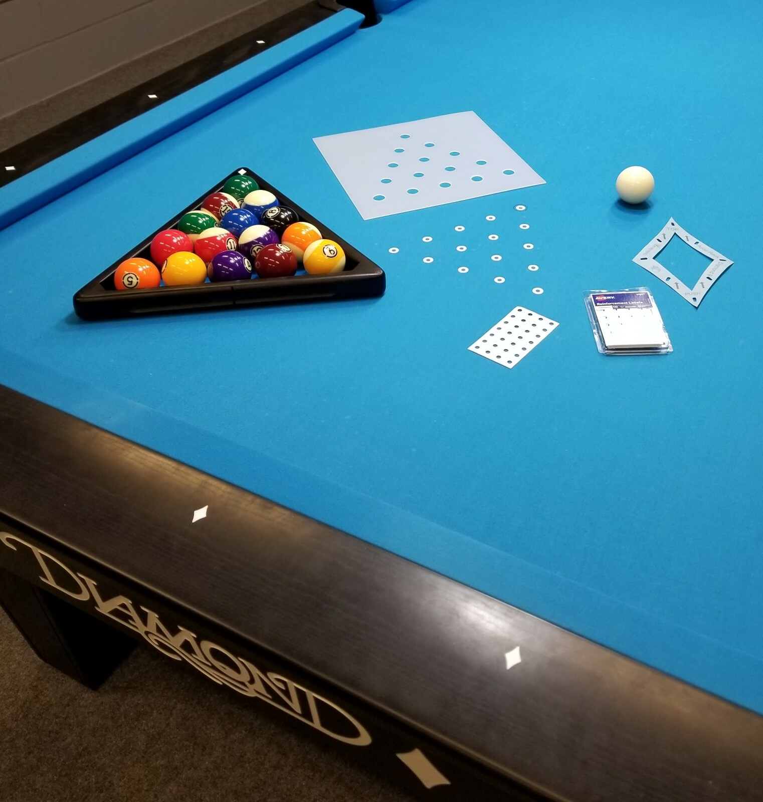 Perma-Rack Pool Billiard Racking Template See Video Link in Description ...