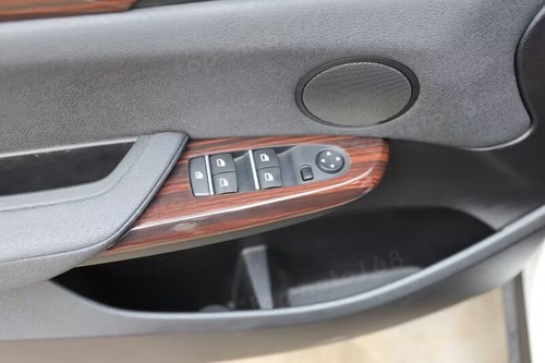 Wood Grain Look Power Window Switch Lock Panel Cover Trim For BMW X4 ...