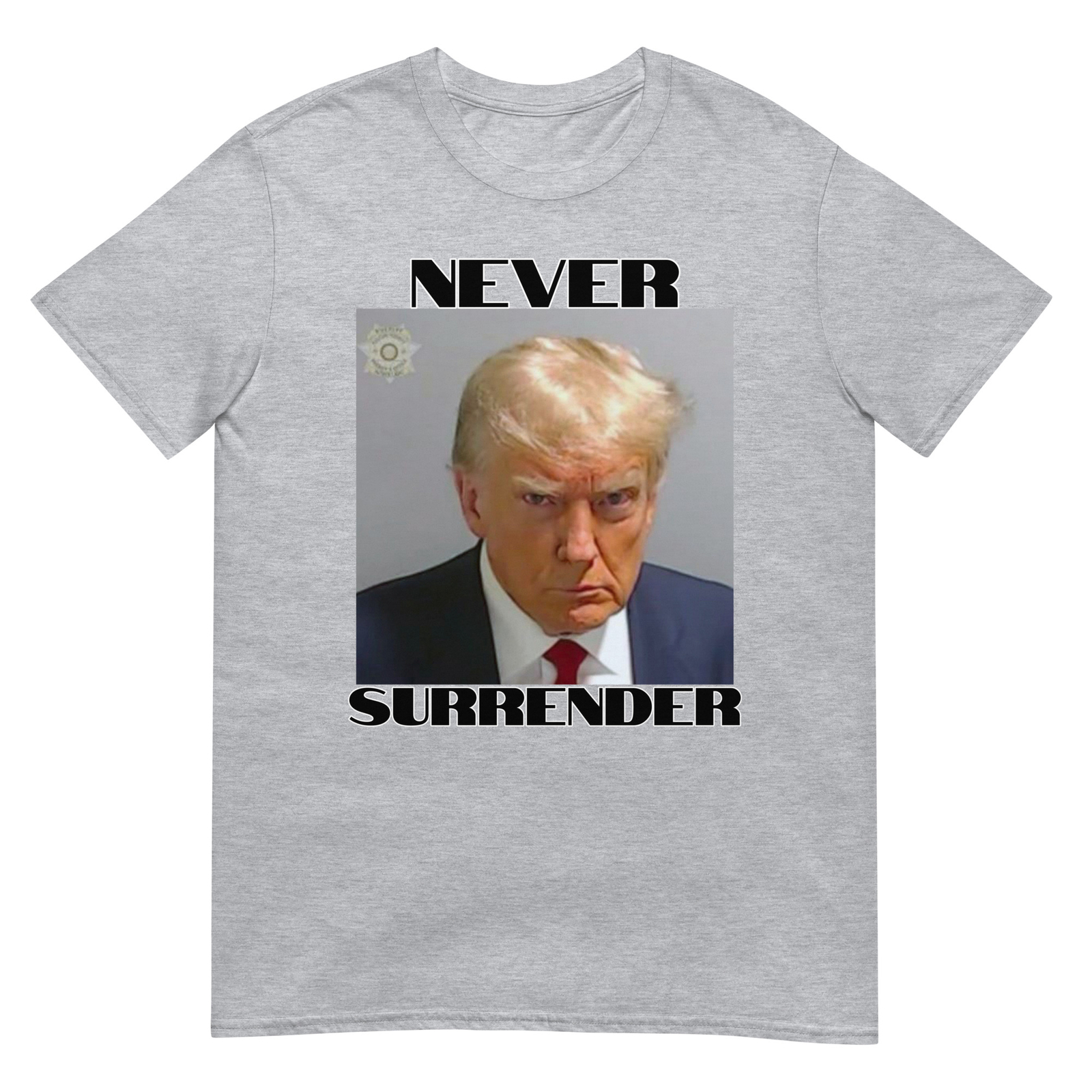 Trump Mug Shot T-shirt, Offical Mug Shot, 8/24/23, Short-Sleeve Unisex ...